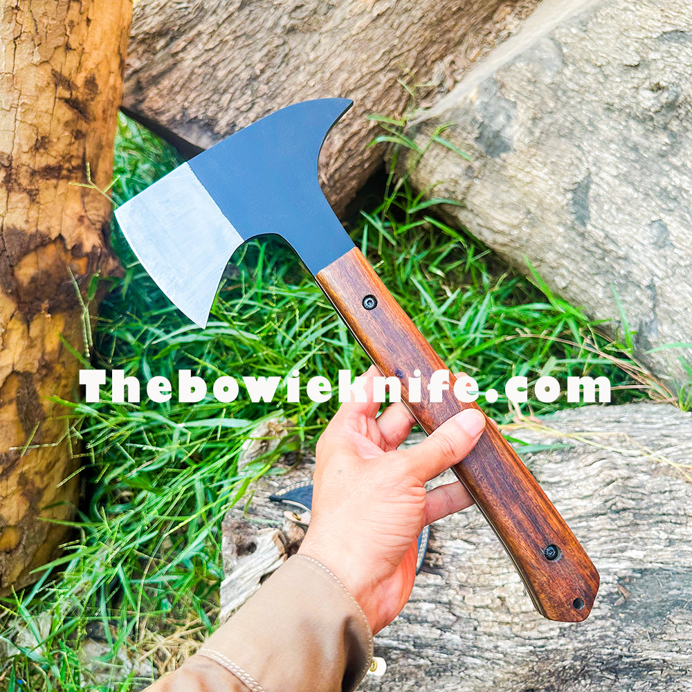 Tomahawk Axe Throwing Axe High Carbon Steel Hatchet Axe Full Tang Axe ...